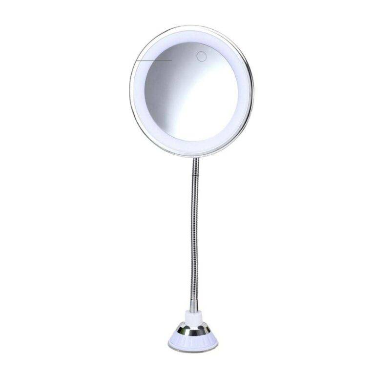 USB-Powered Spy Camera Mirror - LED Lighted Vanity Mirror