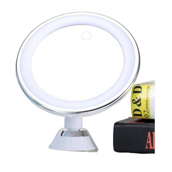 USB-Powered Spy Camera Mirror - LED Lighted Vanity Mirror